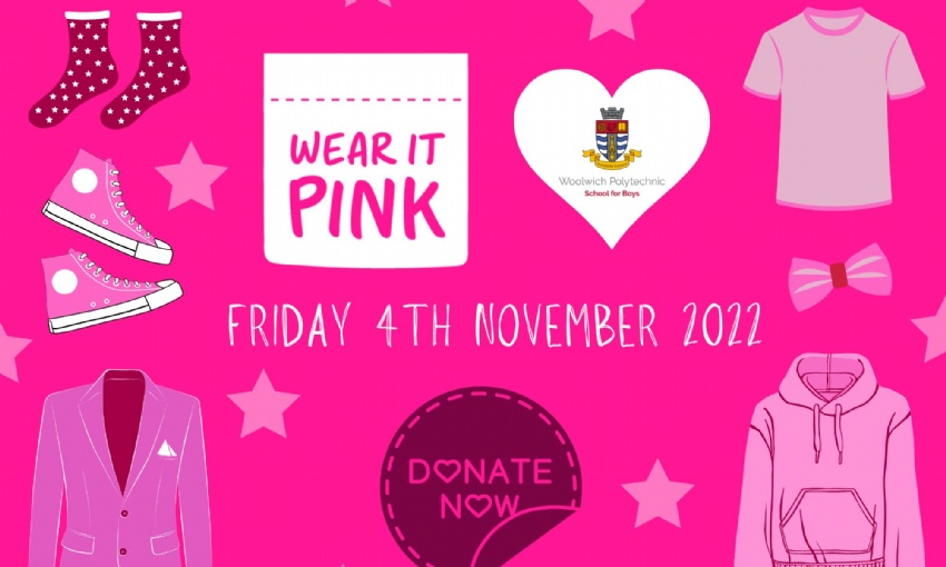 Woolwich Polytechnic Sixth Form - Wear it Pink - Friday 4th November 2022