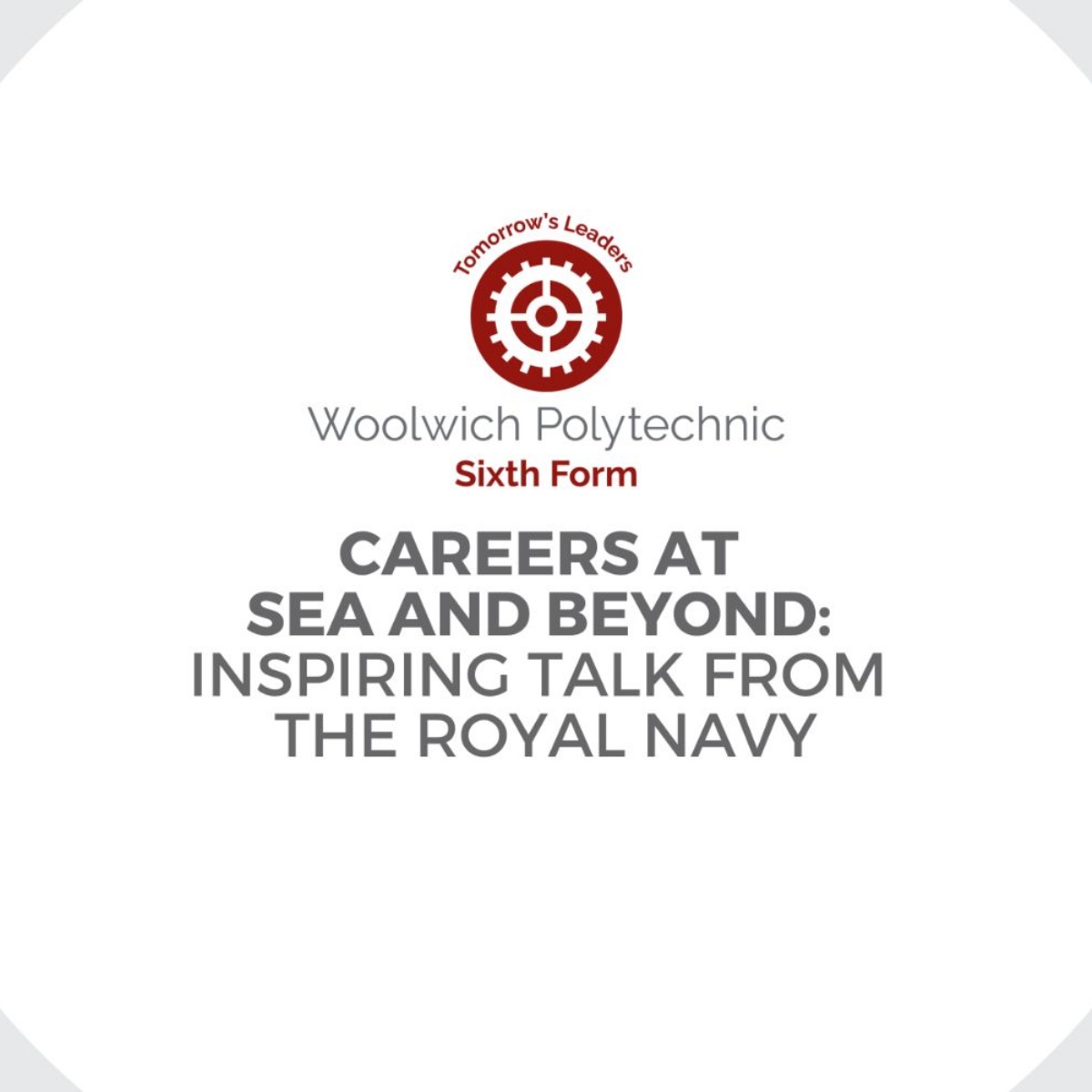 Woolwich Polytechnic Sixth Form - Careers at Sea and Beyond: Inspiring ...